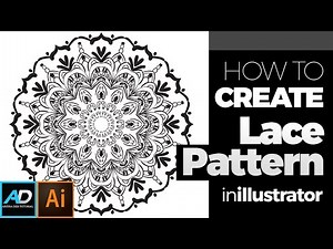 How to make Lace Pattern | Adobe Illustrator Tutorial