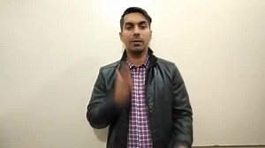 Watch how to sign 'refrain' in American Sign Language.