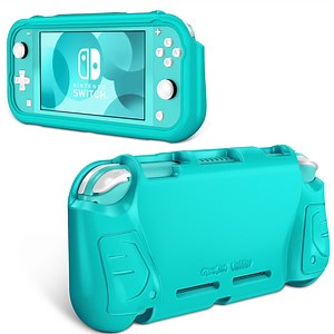 Fintie Case for Nintendo Switch Lite 2019 - Kids Friendly Ultralight Shockproof Anti-Scratch Protective Cover w/Ergonomic Grip Comfortable Grip Case for Switch Lite Console, Turquoise