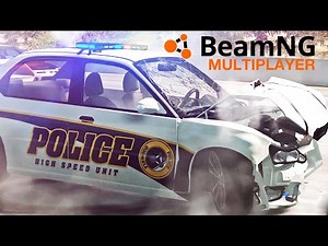 MULTIPLAYER POLICE PURSUITS IN BEAMNG! | BeamMP Gameplay