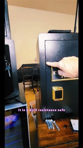 RXDSAFE Large Safe Box with Digital Keypad, Electronic Lock, Smart Alarm System, and Dual Security