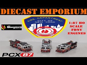 PCX87 Premium ClassiXXs 1:87 HO Seagrave Marauder II FDNY Fire Engines Unboxing & Review