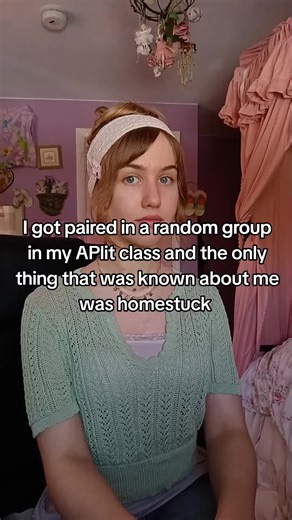 bc the only thing that was said to me aside from the work was about homestuck all bc I made John out of mud during an apes lab