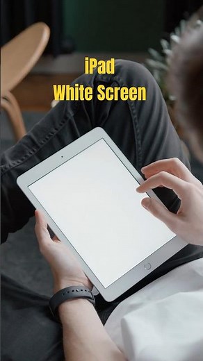 How to Fix iPad White Screen [No Data Loss] #shorts #tech