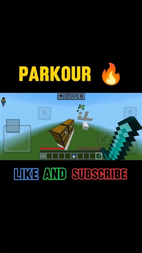 Best Minecraft Parkour in mobile 🔥 in MCPE ll #shorts #minecraft