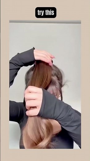 Effortless High Bun Tutorial: Get the Perfect Messy Bun in Minutes! #shorts