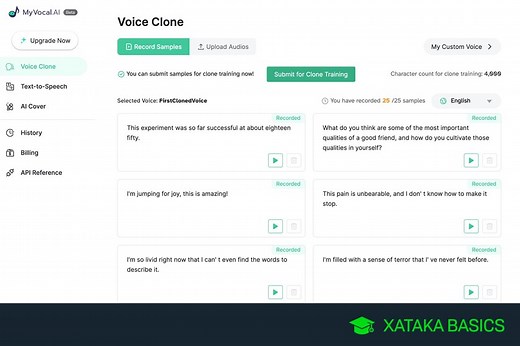 My Vocal AI: cómo clonar tu voz con inteligencia artificial y usarla para crear narraciones con tu voz