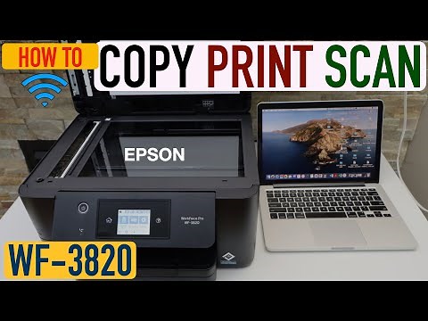 Epson WorkForce Pro 3820 Scanning, Copying & Printing Video.