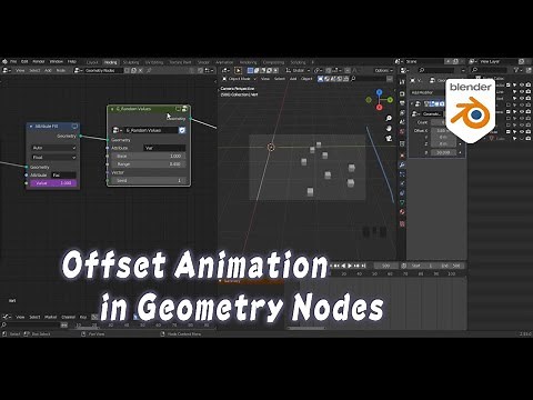 [Tut] Offset Animation in Blender Geometry Nodes