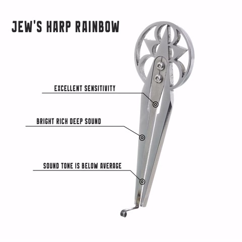 Jew's Harp by D.Glazyrin/Rainbow / - Professional mouth musical instrument (jaw harp) Beautiful sound Excellent quality Original Russian maultrommel (jaw harp, dan moi)