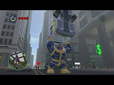 LEGO Marvel Super Heroes - Thanos Free Roam Gameplay (DLC Super Pack)
