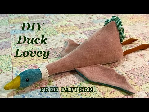 DIY Duck Lovey || FREE PATTERN || Full Tutorial with Lisa Pay