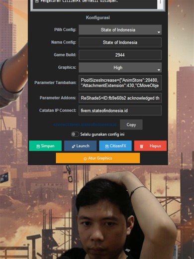 Meluncurkan VVM Launcher untuk FiveM