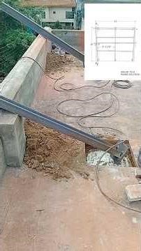 Uplift solar structure with autocad drawing for 6kw solar setup #solar #viral ‪@arslantech8596‬