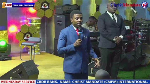 MID-WEEK PROPHETIC FIRE RECHARGE SERVICE || JESUS SERVANT DR. MALACHI JOSEPH WELCOME TO OUR MID-WEEK PROPHETIC FIRE RECHARGE SERVICE ON 7TH DECEMBER 2025. Connect with your faith to our service as the raw power of God will be raining heavily with prophecy, deliverance, healing, breakthrough, salvation of souls. Distance is not a barrier in the realm of the spirit, please share and invite your family and friends. Be blessed in Jesus name... Amen Share your testimony through: 255 784 001 777 (WHAT