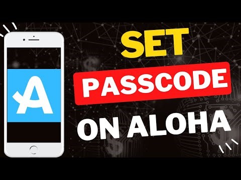How to Set a Passcode on Aloha Browser App