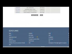 How to check Directors master data | Directors master data MCA portal #mca #cs #youtube