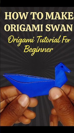 How to Make Origami Swan 🦢 | Easy Paper Swan Tutorial