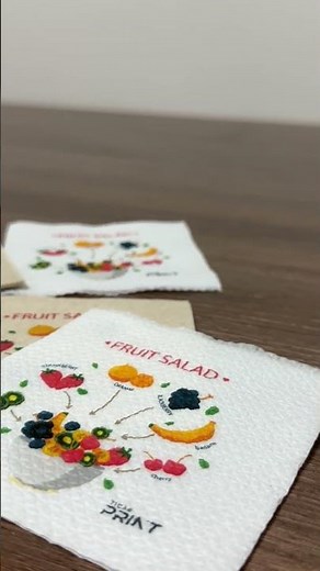 Printing on Paper Napkins with TPS Industrial Printer | TICAB PRINT