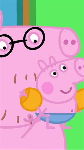 Swimming 🏊‍♂️💦 #shorts #peppapig