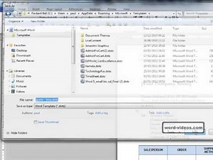 Creating Your Own Word 2010 Template