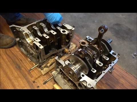 Installing a Subaru crankshaft