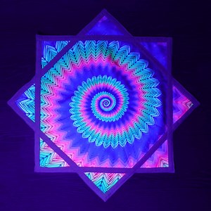 Flowstar UV Glow Flow Star Spinning Cloth Easy to Rotate Juggling Dapo Flow Toy R07-style1 - Etsy UK