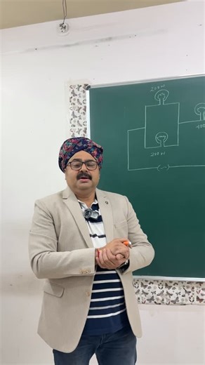 Src Physics on Instagram: "Electric Circuit ka question tough tab lagta hai jab current ka flow samajh mein nahi aata. Jaise hi circuit ko logically break karte hain, resistance, current aur potential difference sab clear ho jaata hai. Is reel mein ek tricky electric circuit question step-by-step solve kiya gaya hai — bilkul exam-oriented tareeke se. Pehle khud try karo, phir solution dekho aur concept hamesha ke liye strong bana lo.”** “Aise hi daily NEET/JEE level Physics questions ke solution