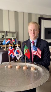 639K views · 9.6K reactions | It’s not just peas and pears that have a protocol, flags do too! I always like looking at flags outside of buildings to see if they are ordered correctly. The hours fly by. #etiquette #protocol #williamhanson | William Hanson | Facebook