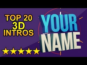 (BEST) Top 20 FREE 3D Intro Templates - SONY VEGAS, AFTER EFFECTS, CINEMA 4D
