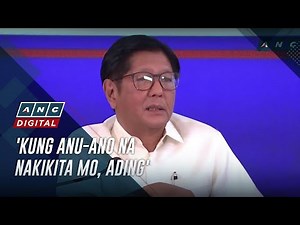 'Bongbong, ako ito': Imee responds to Marcos Jr.'s 'not her' remark | ANC