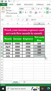professional Cash Flow Forecast in Excel in just a few steps!