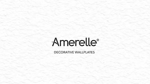 AMERELLE Oversized 3 Gang Rocker Steel Wall Plate - White 463RRRW