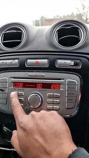 6000cd Ford Radio code how to enter