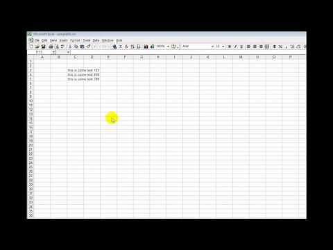 How to Extract Data and Text from Multiple Excel Spreadsheets at once
