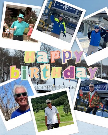 🎉 Help us wish Alpine Pat a HUGE Happy 75th Birthday! 🎉 When you blow out your candles tonight, Pat, please make a wish for cold weather and lots of snow ❄️😉 | Alpine Valley Resort