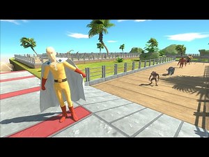 ONE PUNCH MAN SAITAMA OASIS DEATH RUN - Animal Revolt Battle Simulator