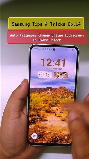 How to Auto Change Wallpaper on Lockscreen Samsung | Tips & Tricks Ep.14