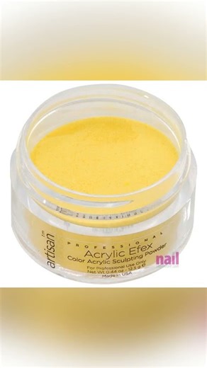 Artisan Color Acrylic Nail Powder | Deep Yellow - 0.44 oz
