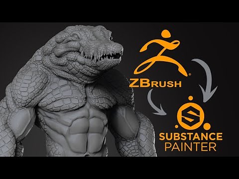 Effortless Workflow: ZBrush to Substance Painter - Speedy 3D Model Texturing Tutorial!