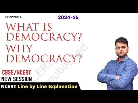 9 Civics Chapter 1 - What is Democracy? Why Democracy? | 2024-25