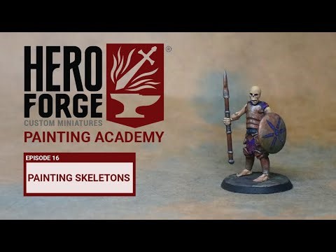 Hero Forge Painting Academy: Ep16 Painting Skeletons