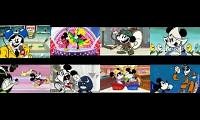 Mix of 8 videos from youtube : Up to faster 8 Parison to Mickey Mouse V2