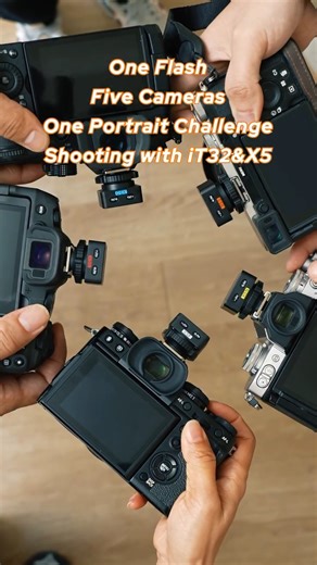 MYCAM Camera Store on Instagram: "One Flash. Five Cameras. One Portrait Challenge"