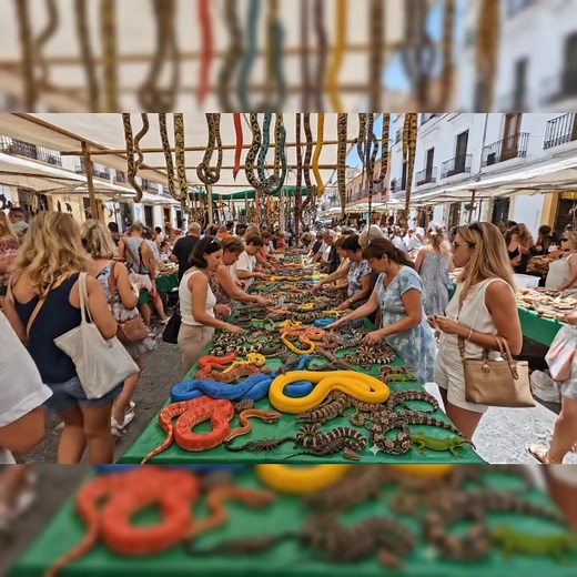 Inside Spain’s Hidden Snake Market 🐍🇪🇸 #snake #SnakeMarket #SpainReptiles #ExoticAnimals #HiddenMarket #ReptileTrade #ExtremePlaces #WildlifeSpain #ViralShorts #AnimalMarket | happy hour