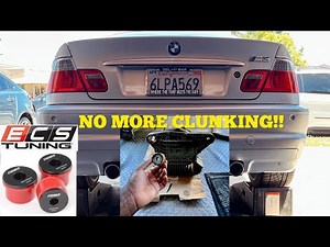 BMW E46 M3 ￼￼￼￼ECS TUNING Differential Bushings Upgrade!