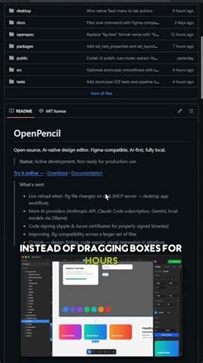 OpenPencil: an open-source, AI-native alternative to Figma