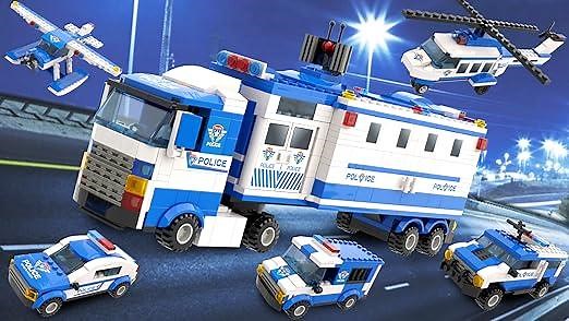 8 in 1 Mobile Command Center Truck Building Toy