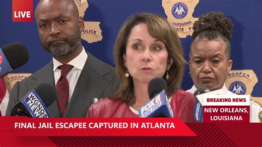 The last inmate who escaped from a jail in New Orleans was caught in Atlanta Wednesday, authorities said. Louisiana State Police are providing an update. | 11Alive