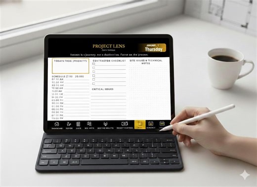 Architect Project Management Planner 2026 Digital Architecture Daily Organizer Goodnotes Construction Workflow Business Tracker iPad Tablet - Etsy Australia